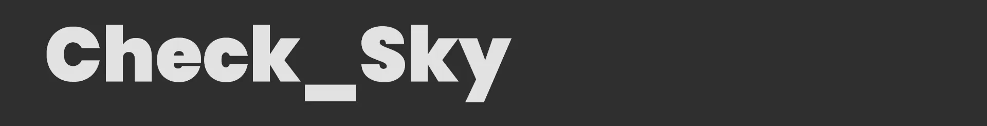 Check_Sky | Startseite - MakerWorld