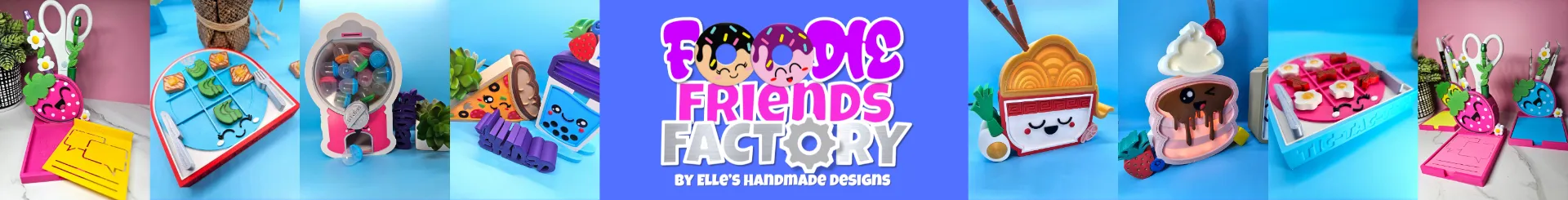 Foodie Friends Factory | Published - MakerWorld