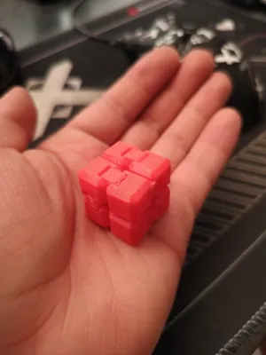 Mini Pocket Sized Fidget Infinity Cube - Free 3D Print Model - MakerWorld