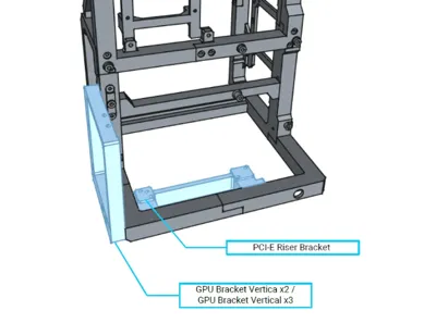 Open Frame PC Case ATX - Free 3D Print Model - MakerWorld