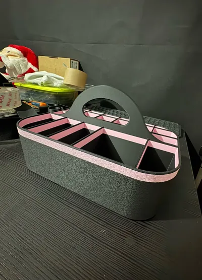 Minimalist Bathroom Carry-All Organizer - Free 3D Print Model - MakerWorld