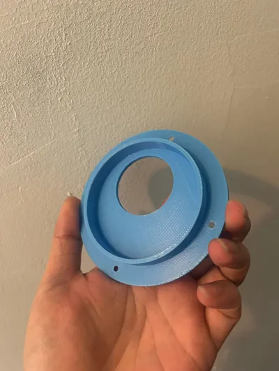 Customizable Flanged Hole Reducer Adapter Insert - Free 3D Print Model ...
