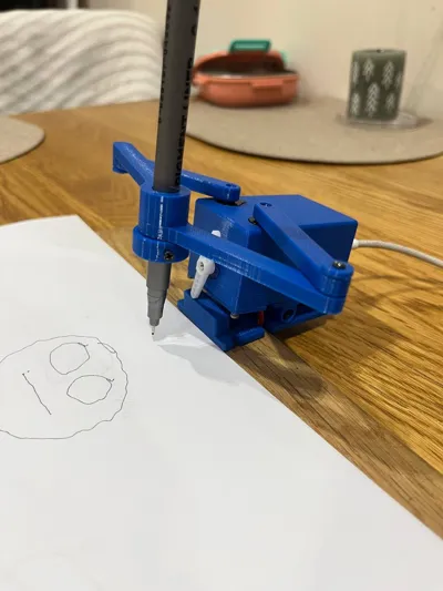 Scara 2D Drawing Robot - ESP32 five-bar link - Free 3D Print Model ...