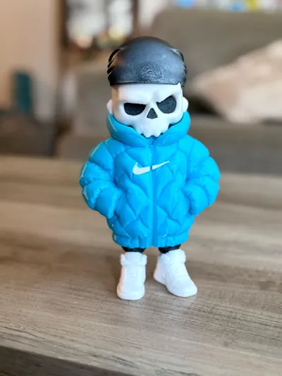 Cold Gang ZKULL - Multi-Part Skull Toy - Free 3D Print Model - MakerWorld
