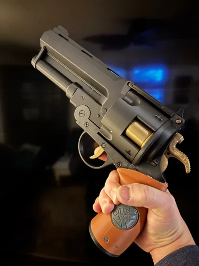 Hellboy - Good Samaritan Revolver - Free 3D Print Model - MakerWorld