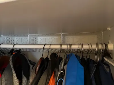 Overhead Closet Storage Shelf (also for IKEA PAX) - Free 3D Print Model ...