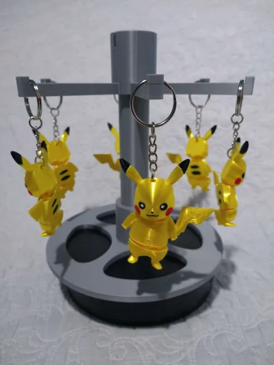 Pikachu Mini Flexi – Articulated Keychain Figure - Free 3D Print Model ...