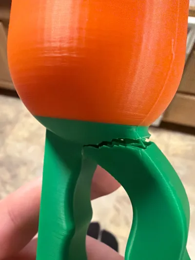 Collapsing Carrot Sword - Free 3D Print Model - MakerWorld
