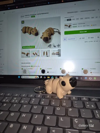 Articulated Capybara - Strong Joints - Free 3D Print Model - MakerWorld