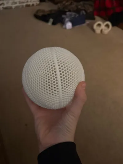 Mini Airless Basketball - Free 3D Print Model - MakerWorld