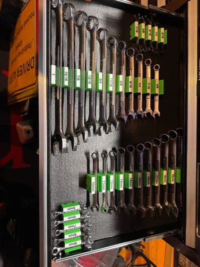 Wrench Mod (Wrench Organizer) - Free 3D Print Model - MakerWorld