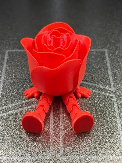 Articulated Rose - Valentine's / Mother's Day - Free 3D Print Model ...