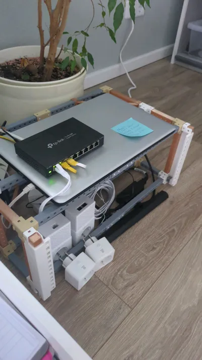 Modular 19" Server Rack - Free 3D Print Model - MakerWorld