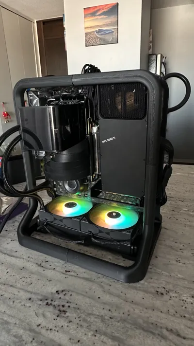 PIXEL • The Modular Open Frame PC Case - Free 3D Print Model - MakerWorld