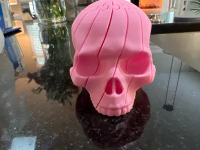 Branded Skull Twist Fidget - Free 3D Print Model - MakerWorld