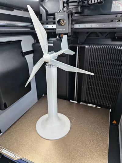 Basic Wind Turbine - Free 3D Print Model - MakerWorld