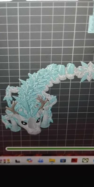 Straw topper dragon ice - Free 3D Print Model - MakerWorld