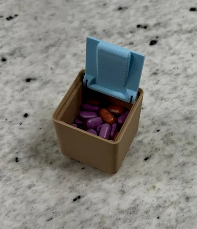 Gridfinity 1x1 Bins with Latching Lids v1.0 - Free 3D Print Model ...