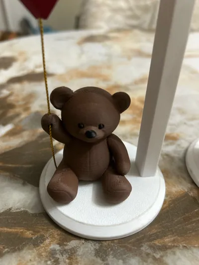 Valentine's Teddy Bear with Levitating Heart - Free 3D Print Model ...