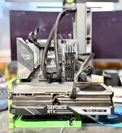 Open Frame PC Case ATX - Free 3D Print Model - MakerWorld