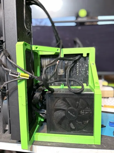 Open Frame PC Case ATX - Free 3D Print Model - MakerWorld