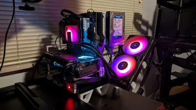 Open Frame PC Case ATX - Free 3D Print Model - MakerWorld