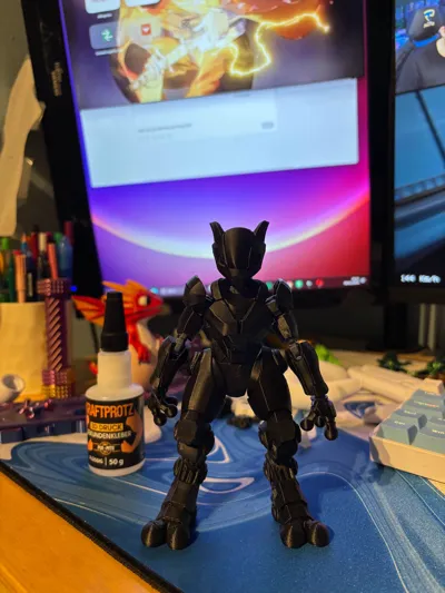 Mecha Pokemon Series - Mewtwo - Dummy 13 version - Free 3D Print Model ...
