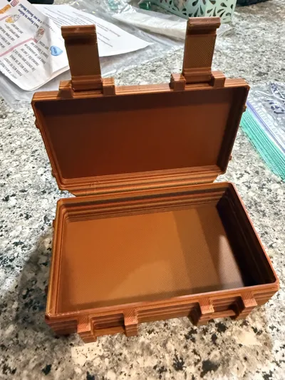 Large Rugged Print in Place Box / No hardware - Free 3D Print Model ...