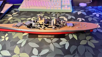 USS Iowa (BB-61) - Free 3D Print Model - MakerWorld