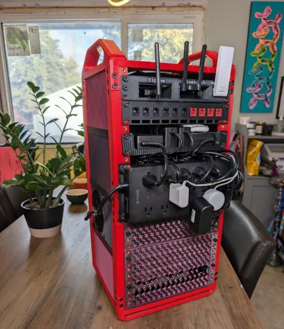 KWS Rack v.2 - Heavy‑Duty 10‑Inch Homelab Rack - Free 3D Print Model ...