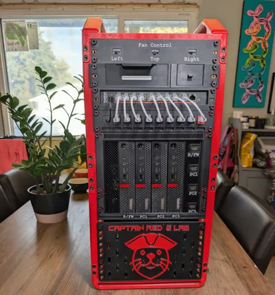 KWS Rack v.2 - Heavy‑Duty 10‑Inch Homelab Rack - Free 3D Print Model ...