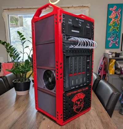 KWS Rack v.2 - Heavy‑Duty 10‑Inch Homelab Rack - Free 3D Print Model ...