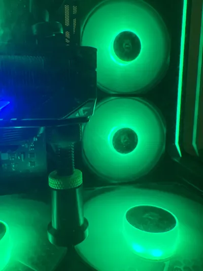 Adjustable GPU Support Nvidia / Radeon - Free 3D Print Model - MakerWorld