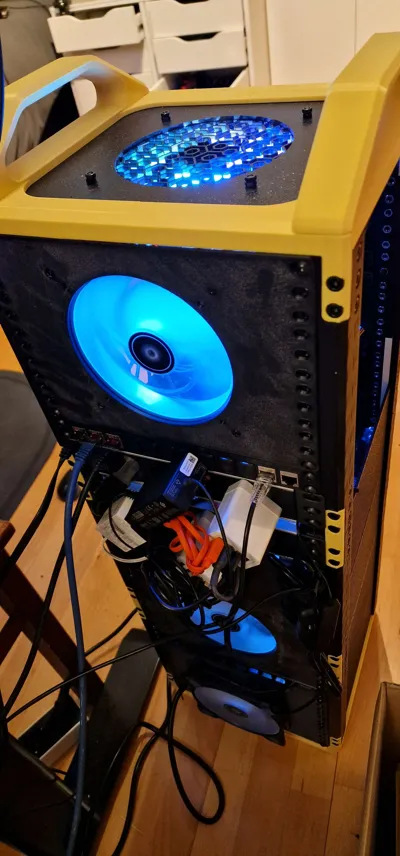 KWS Rack v.2 - Heavy‑Duty 10‑Inch Homelab Rack - Free 3D Print Model ...