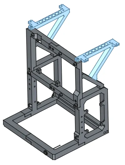 Open Frame PC Case ATX - Free 3D Print Model - MakerWorld