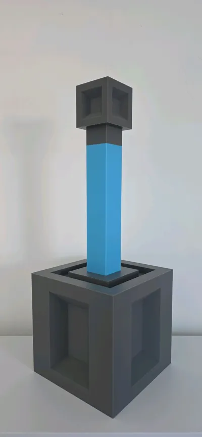 Mace: Minecraft 020 (Life sized) - Free 3D Print Model - MakerWorld