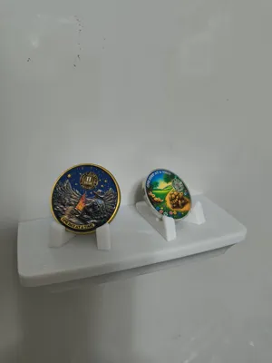 Single Challenge Coin Display - Free 3D Print Model - MakerWorld