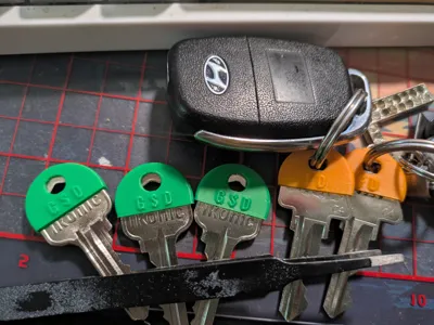 Key cover | Key Caps | Key Tag | Label | Custom - Free 3D Print Model ...