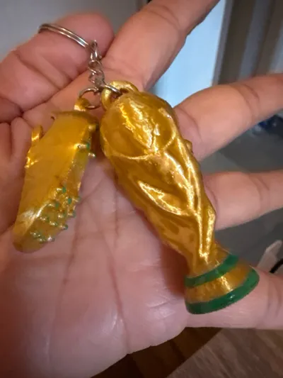 World Cup Trophy Keychain KeyChain World Cup - Free 3D Print Model ...