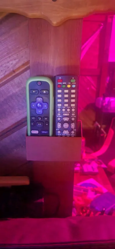 slimline remote control holder - Free 3D Print Model - MakerWorld