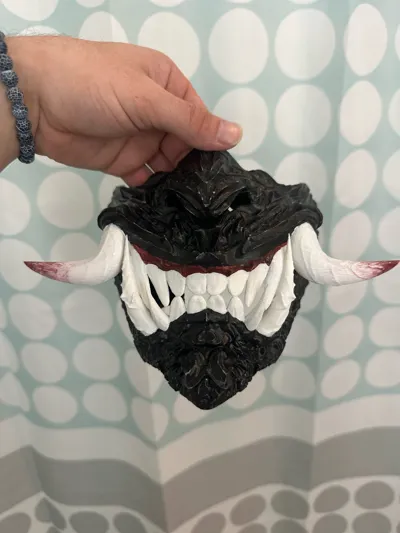 ONI MASK - Free 3D Print Model - MakerWorld