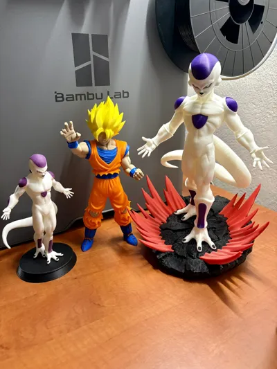 dragon ball z friezer multicolor AMS 4 colors - Free 3D Print Model ...