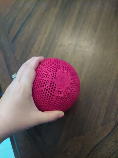 Mini Airless Basketball - Free 3D Print Model - MakerWorld