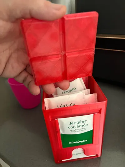 Ultimate Tea Organizer, Tea Dispenser (Gridfinity) - Free 3D Print ...