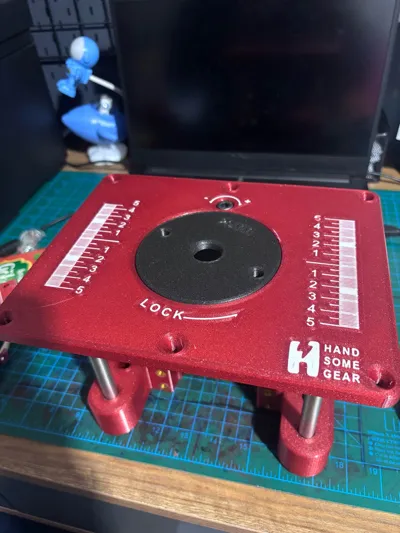 The Lifter! – Heavy Duty 3D Printed Router Lift - Free 3D Print Model ...