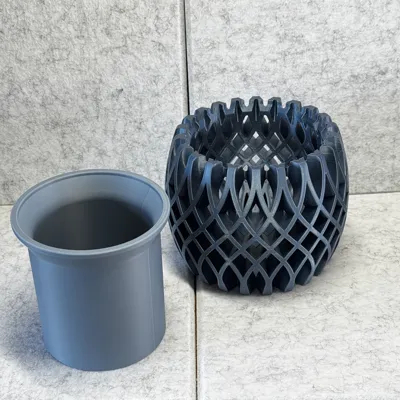 Interweave – Two parts. One statement. - Free 3D Print Model - MakerWorld