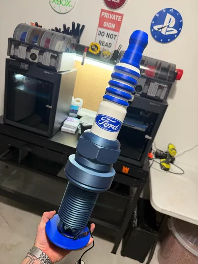 Spark Plug Lamp - Free 3D Print Model - MakerWorld