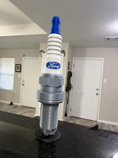 Spark Plug Lamp - Free 3D Print Model - MakerWorld