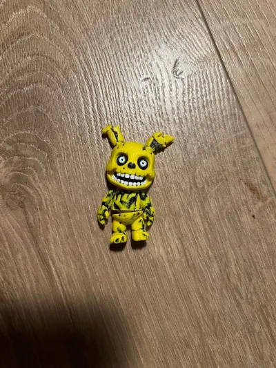 mini flexi FNAF Springtrap, Golden Freddy & Puppet - Free 3D Print ...