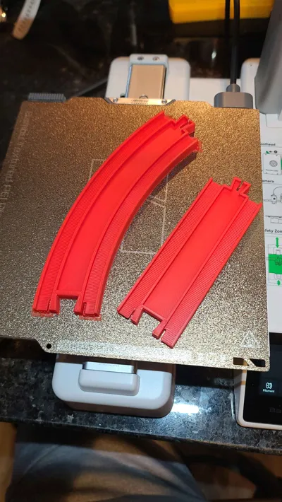 Tomy Train Track – Curved Track Piece - Free 3D Print Model - MakerWorld